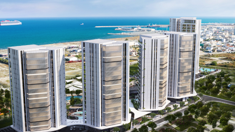 SLK Development - Horizon Towers in Larnaca, Livadia, Cyprus from €310,500