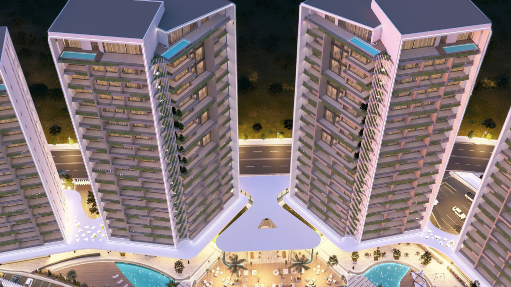SLK Development - Horizon Towers in Larnaca, Livadia, Cyprus from €310,500