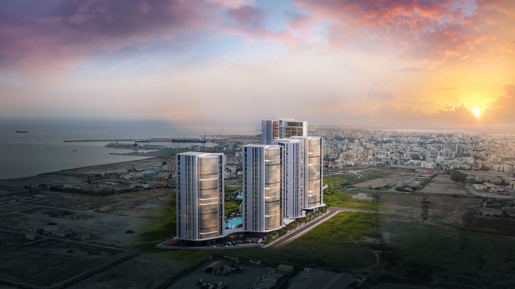 SLK Development - Horizon Towers in Larnaca, Livadia, Cyprus from €310,500